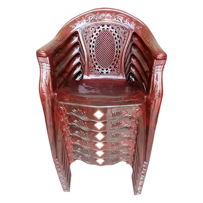 PLASTIC CHAIR 6 SET Round