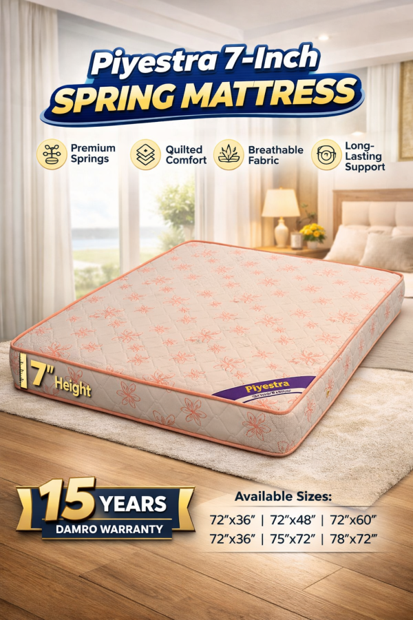 Piyestra Spring Mattress (5 Years Warranty)